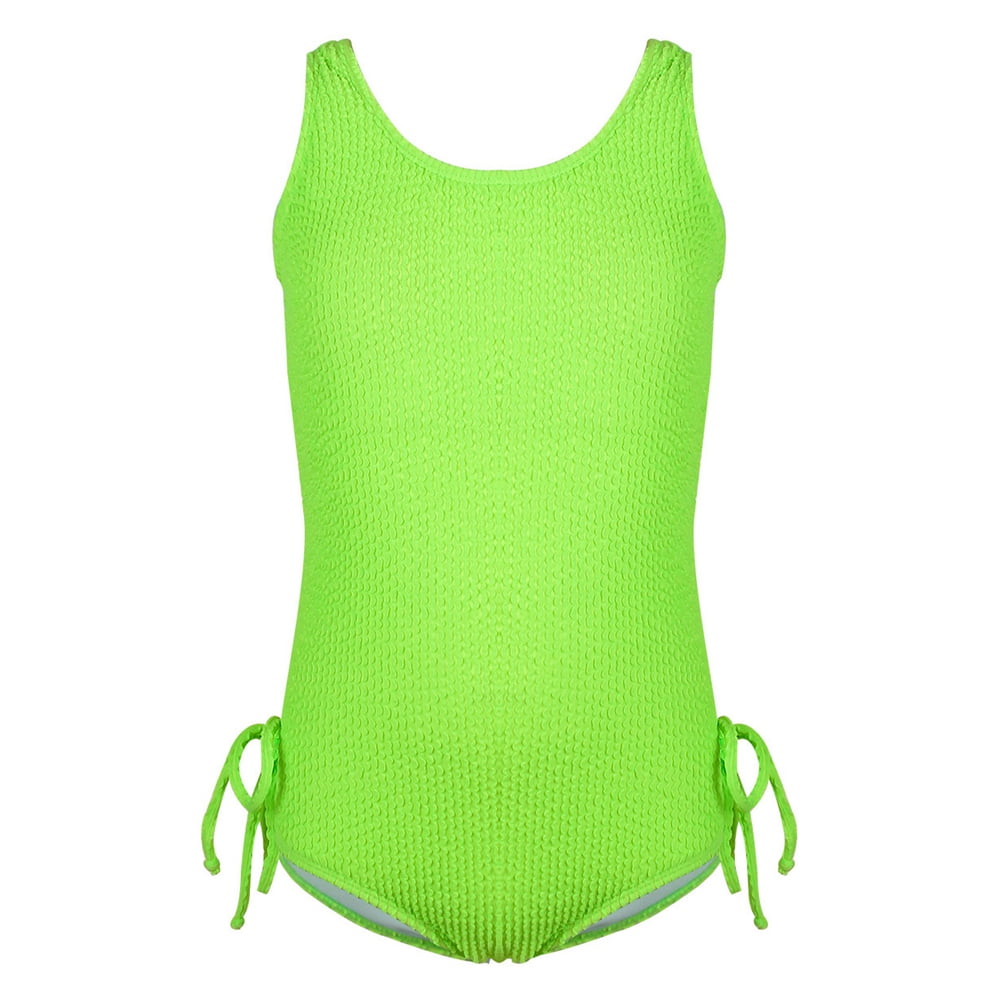 GYRATEDREAM Girls Swimsuits Sport Athletic One Piece Swimsuit Bathing ...