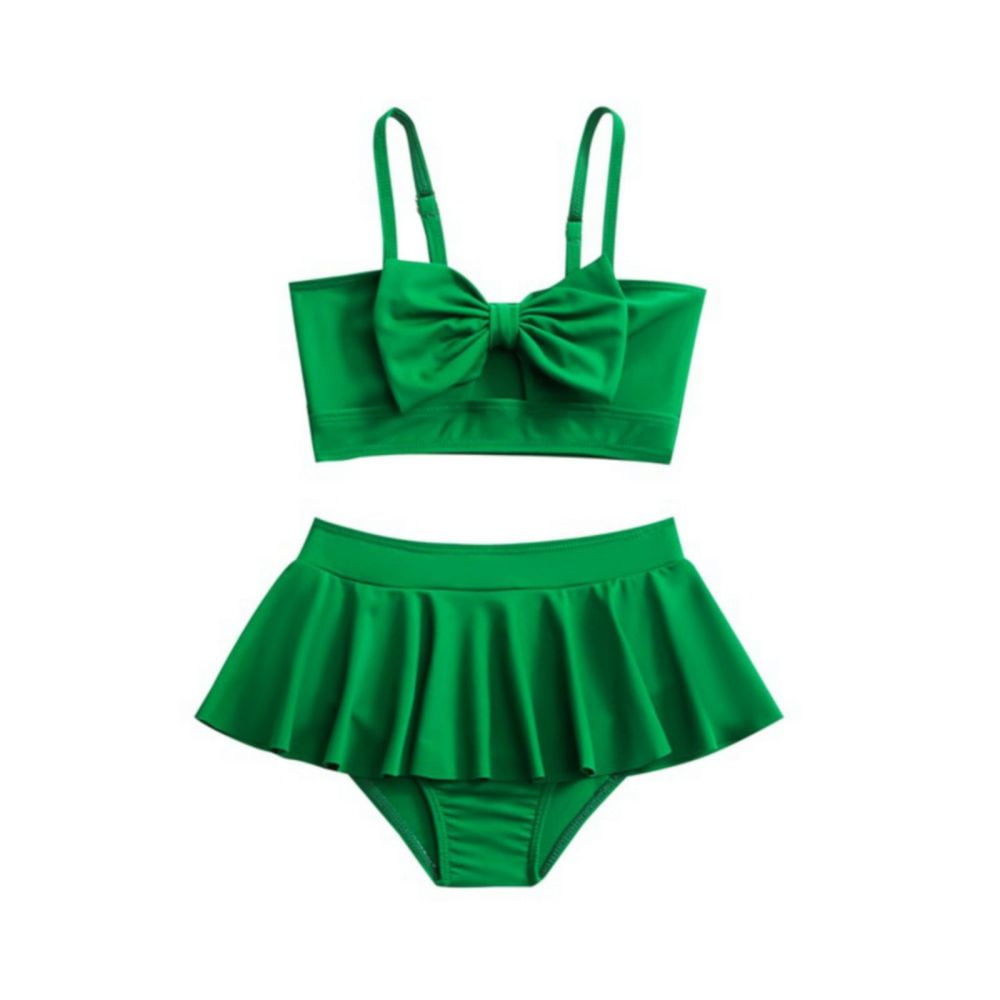 GYRATEDREAM Girls Swimsuits Two Piece Cute Bow swimsuit Tankini Set 2 ...