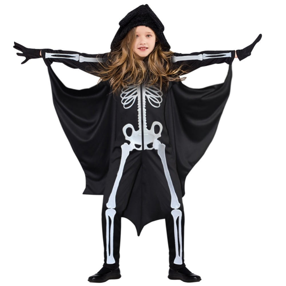 GYRATEDREAM Girls' vampire bat Costume Jumpsuit Halloween Cosplay ...