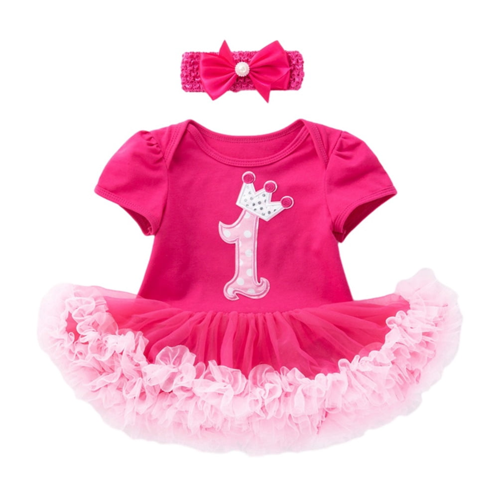 GYRATEDREAM Infant Girl Dress Baby Girl Party Birthday Princess Dresses ...