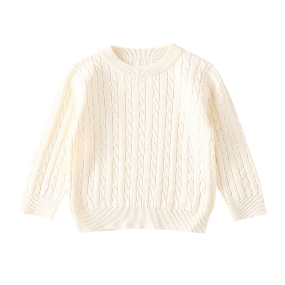 GYRATEDREAM Kids Boys Girls Cable Knit Slim Fit Sweaters Long Sleeve ...