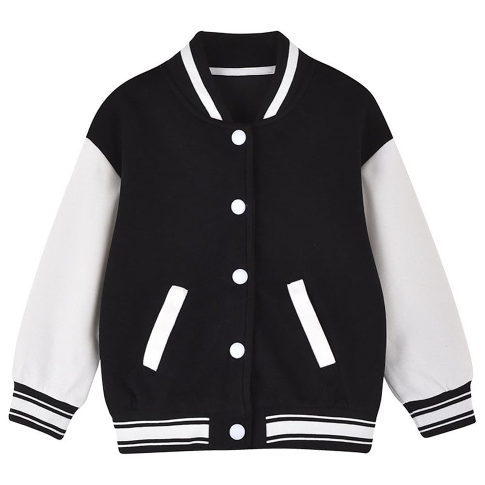 GYRATEDREAM Kids Varsity Jacket Boys Girls Baseball Jacket Sports ...