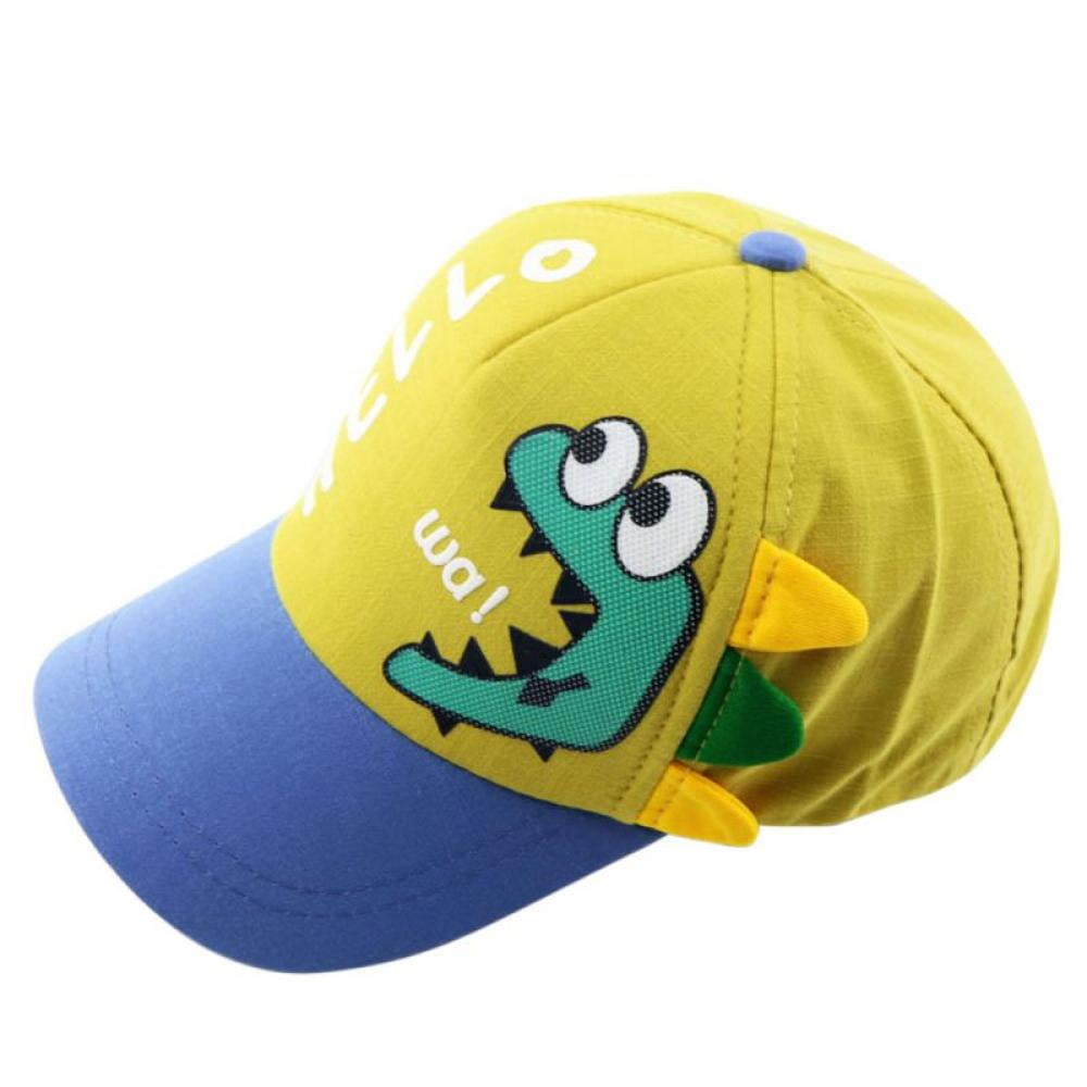 GYRATEDREAM Little Boys Baseball Cap Toddler Sun Cap Dinosaur Sun Hat Kids Summer Cap for 3-8 ...