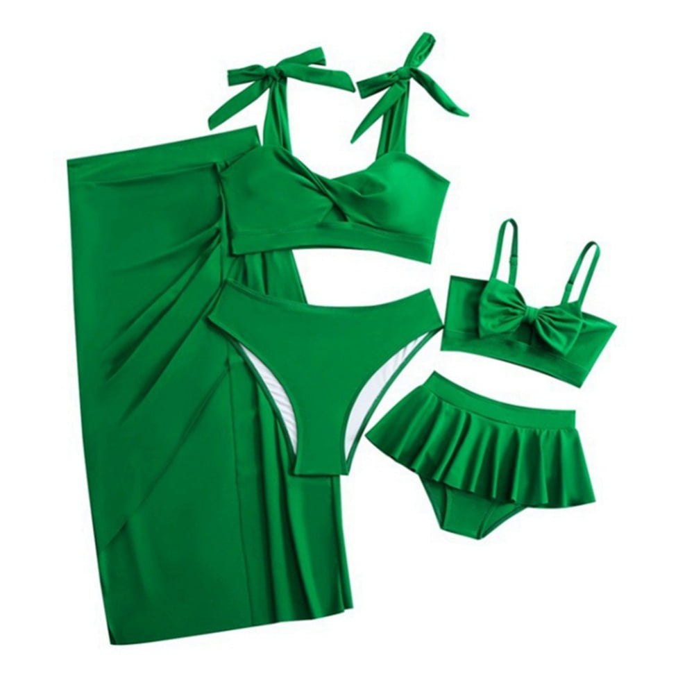 GYRATEDREAM Mommy and Me Swimsuits 3 Pieces Bikini Set Family Matching ...