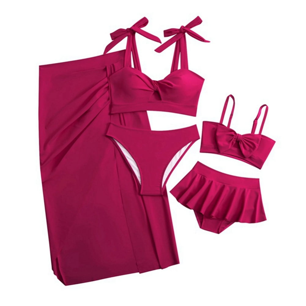 GYRATEDREAM Mommy and Me Swimsuits 3 Pieces Bikini Set Family Matching ...
