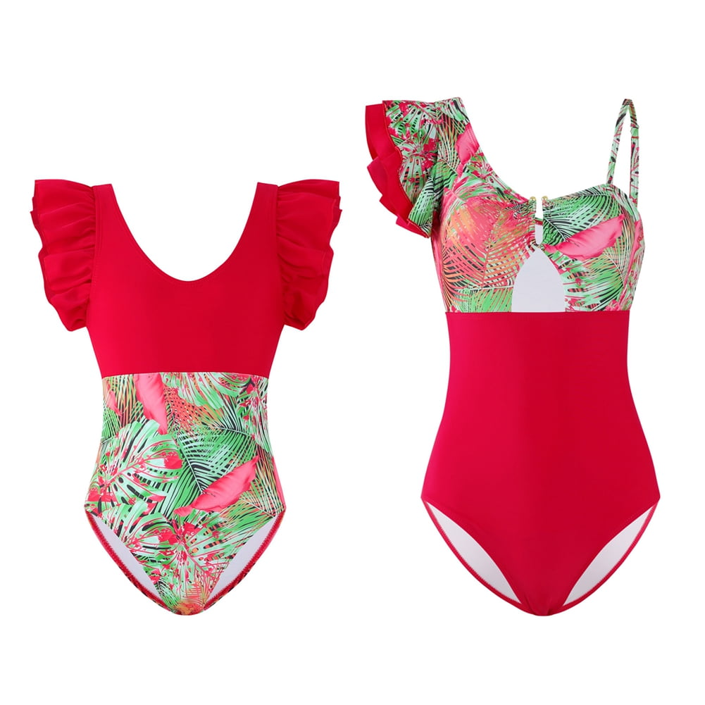 GYRATEDREAM Mommy and Me Swimsuits Family Matching Swimsuits One-Piece ...