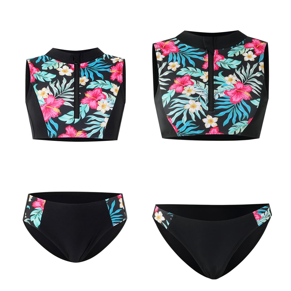 GYRATEDREAM Mommy and Me Swimsuits Two Pieces Bikini Set Family ...