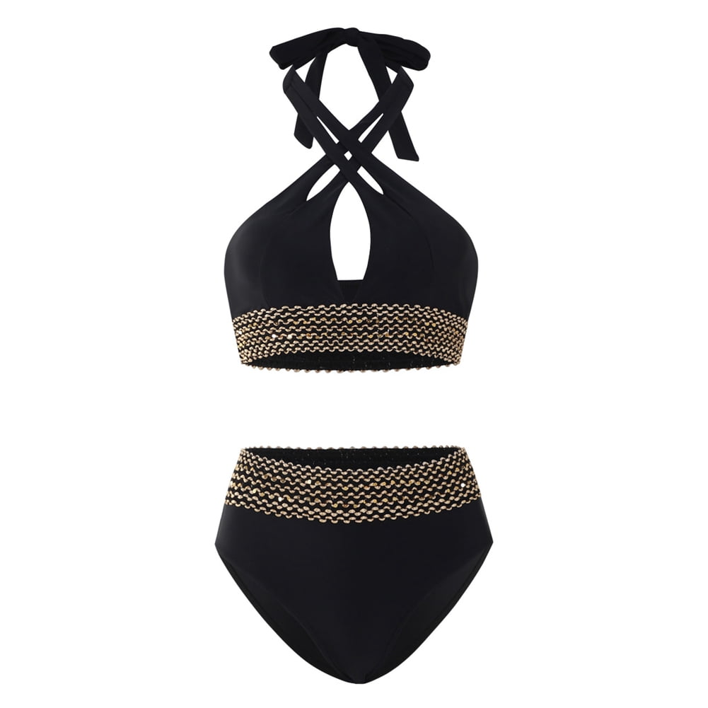 GYRATEDREAM Mommy and Me Swimsuits Two Pieces Bikini Set Family ...