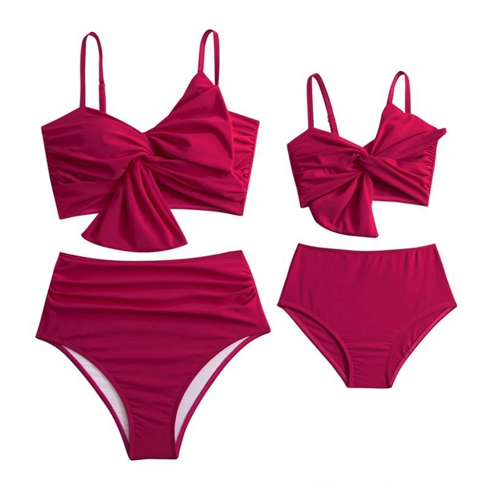 GYRATEDREAM Mommy and Me Swimsuits Two Pieces Bikini Set Family ...