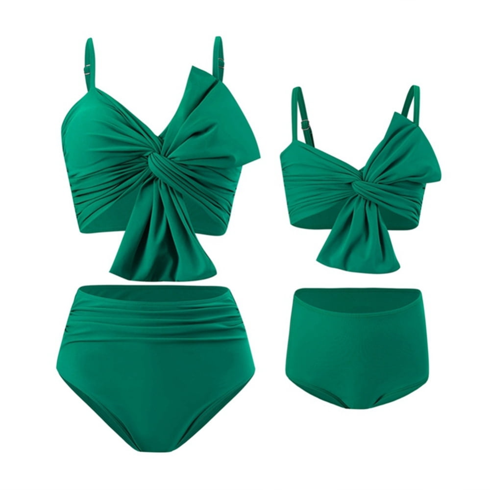 GYRATEDREAM Mommy and Me Swimsuits Two Pieces Bikini Set Family ...