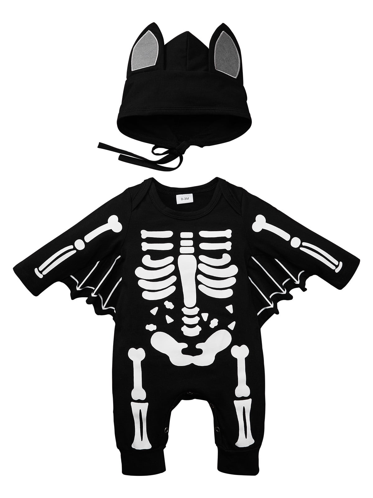 GYRATEDREAM My First Halloween Outfits Bat Costume Newborn Infant Baby Boy Girl Clothes Jumpsuit ...