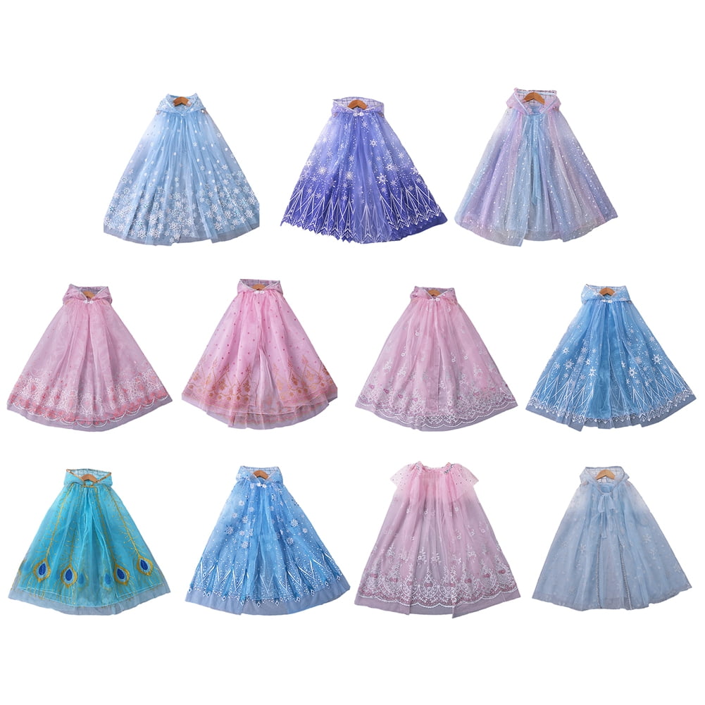 GYRATEDREAM Princess Cape Rainbow Princess Cloak Princess Fancy Dress ...