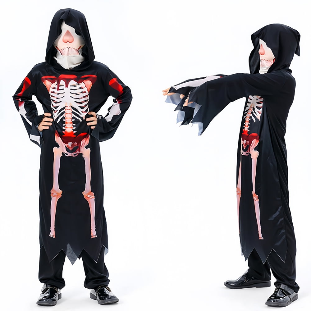 GYRATEDREAM Skeleton Costume for Boys, Skeleton Costume Kids, Kids ...