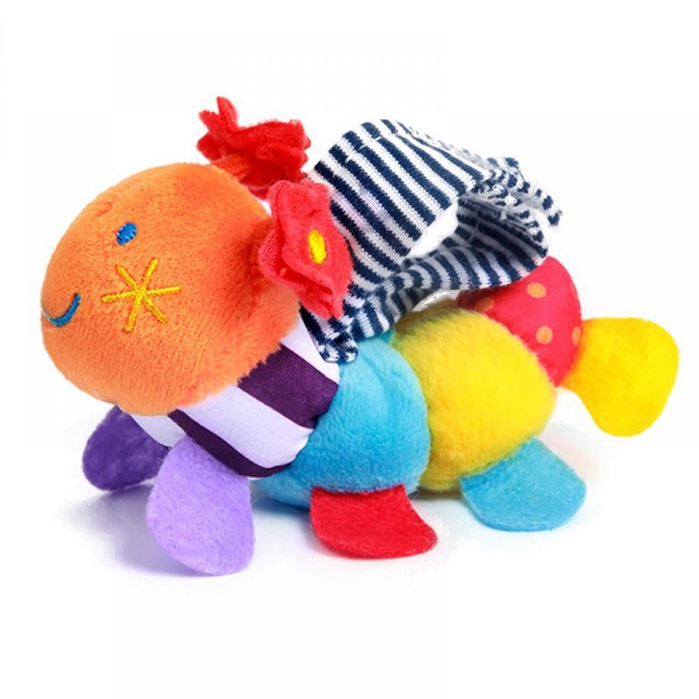GYRATEDREAM Soft Baby Rattle Wrist Rattle, Plush Stuffed Infant Toys ...