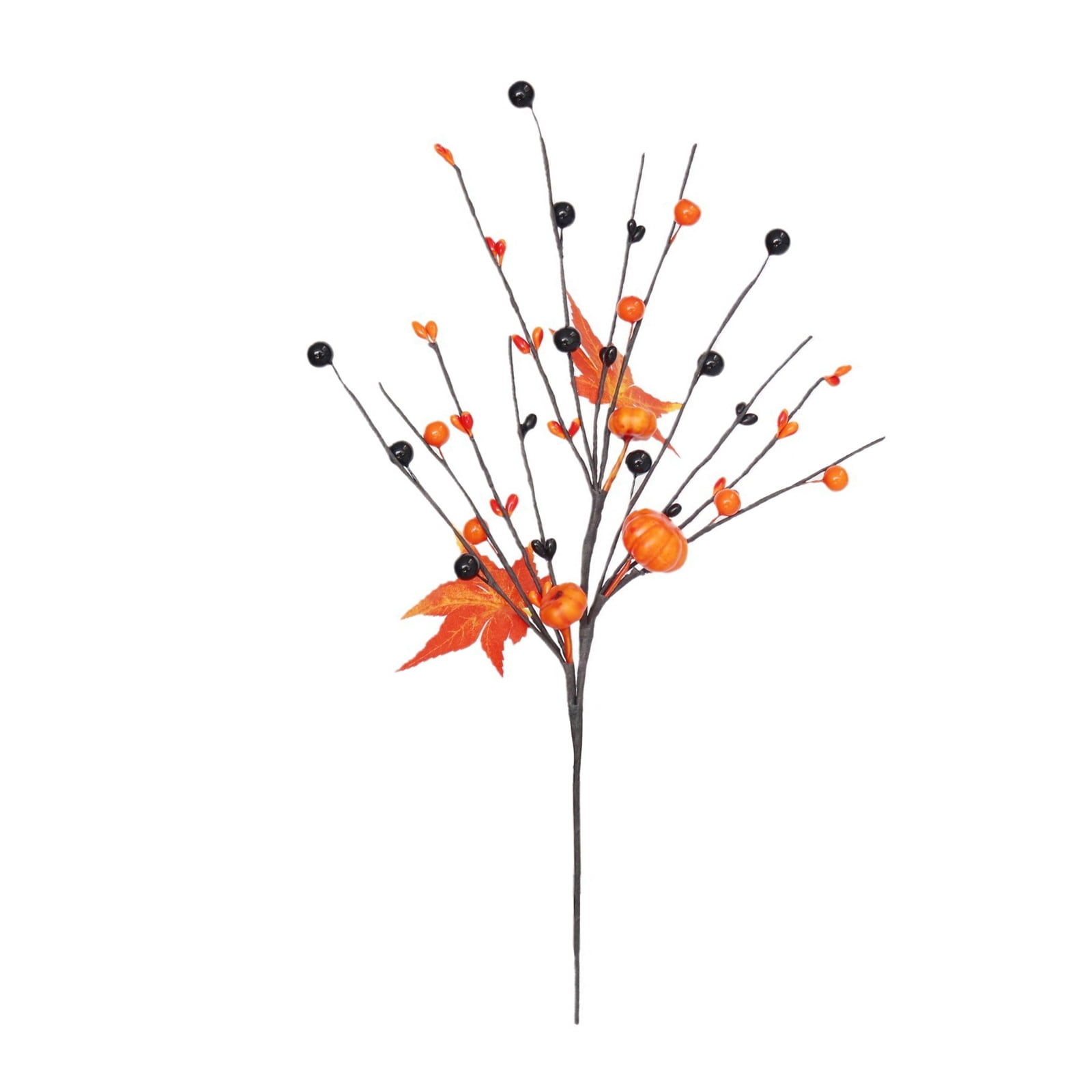 GYRATEDREAM For Thanksgiving Harvest Wreath Halloween Artificial Berry ...