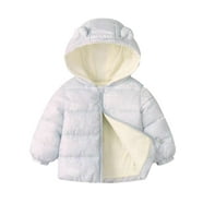 Gyratedream 2-6T Toddler Kids Little Boy Girl Winter Down Coat Fleece Lined Hooded Jacket ...