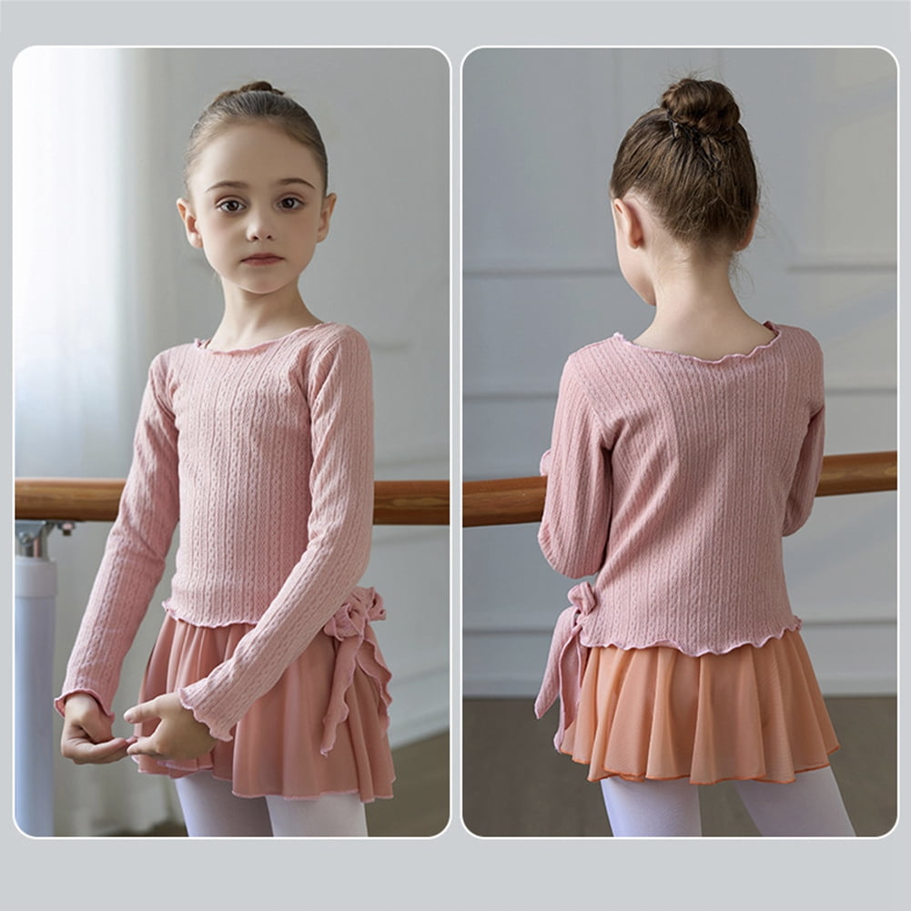 GYRATEDREAM Toddler Baby Girls Ballet Leotards Fall Winter Long Sleeve ...