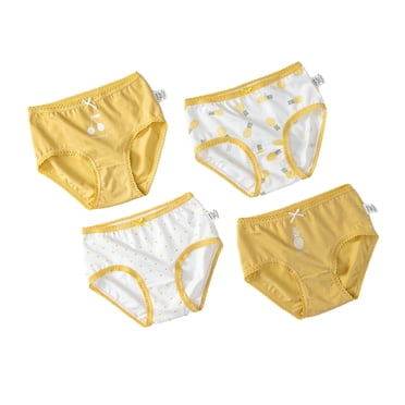 GYRATEDREAM 6 Packs Toddler Baby Girls Soft Cotton Underwear Kids ...