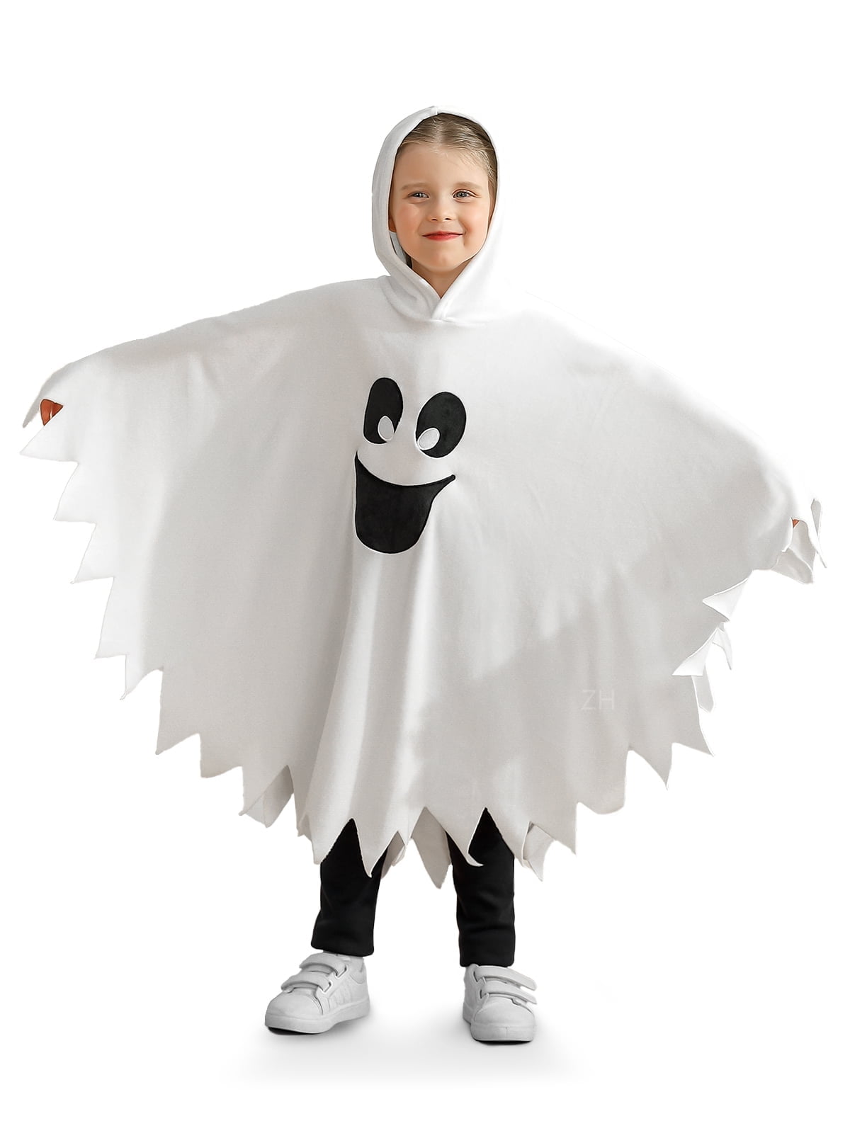 GYRATEDREAM Toddler Boys Girls Halloween Ghost Cape Kids Halloween Cloak Hats Outfits Sets 1-6T ...