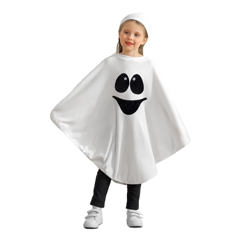 Gyratedream Toddler Halloween Ghost Cape, Hooded Poncho Cloak, Unisex ...