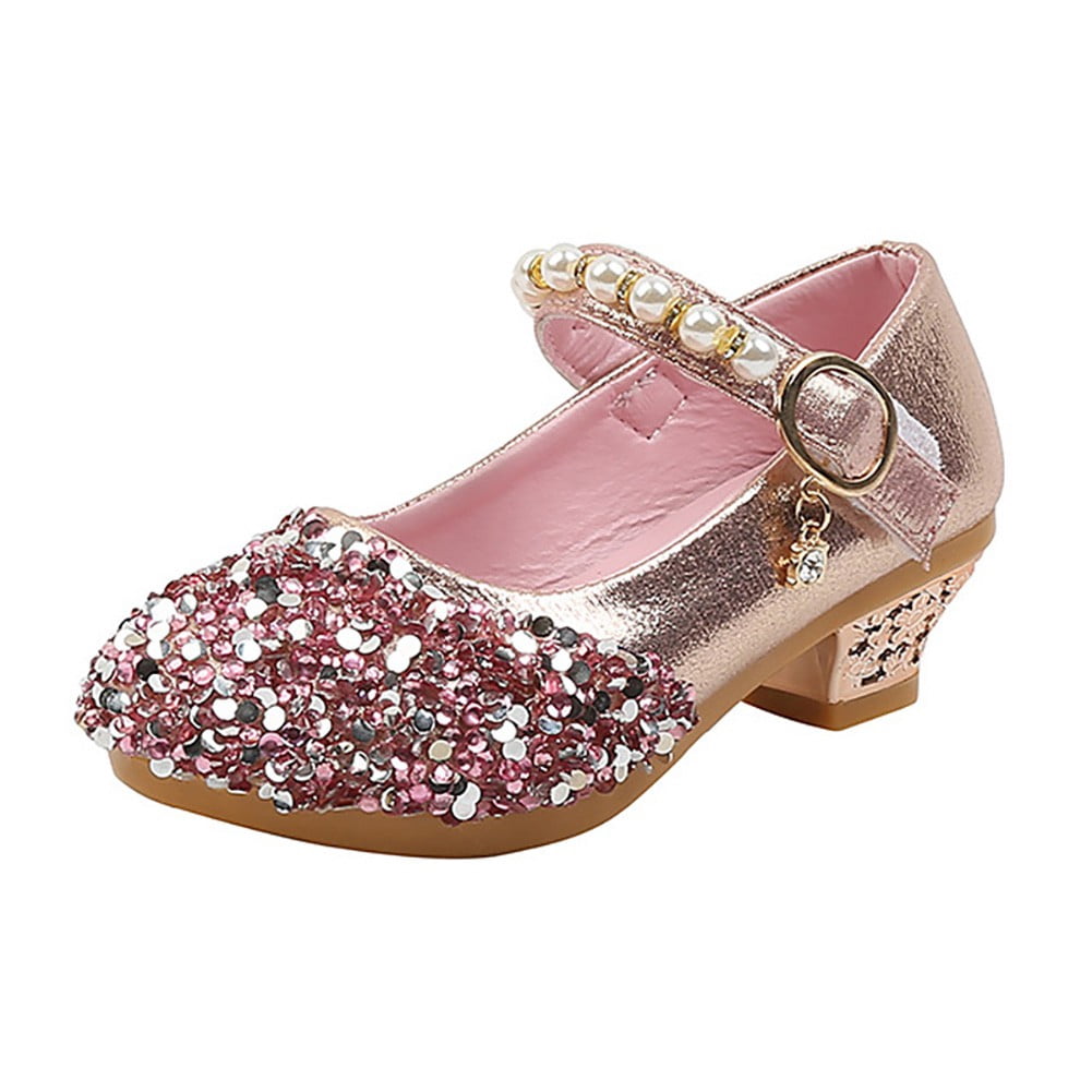 GYRATEDREAM Toddler Girl Dress Shoes Mary Jane Little Girl Low Heel ...