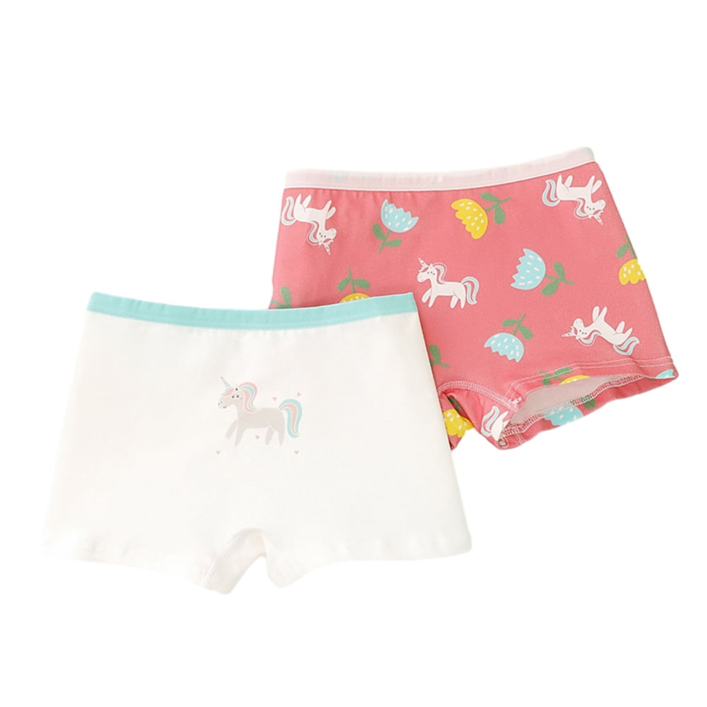 GYRATEDREAM Toddler Girls Underwear,100% Cotton Brief Breathable ...