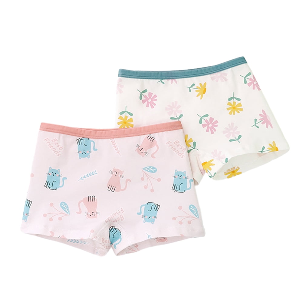 GYRATEDREAM Toddler Girls Underwear,100% Cotton Brief Breathable ...
