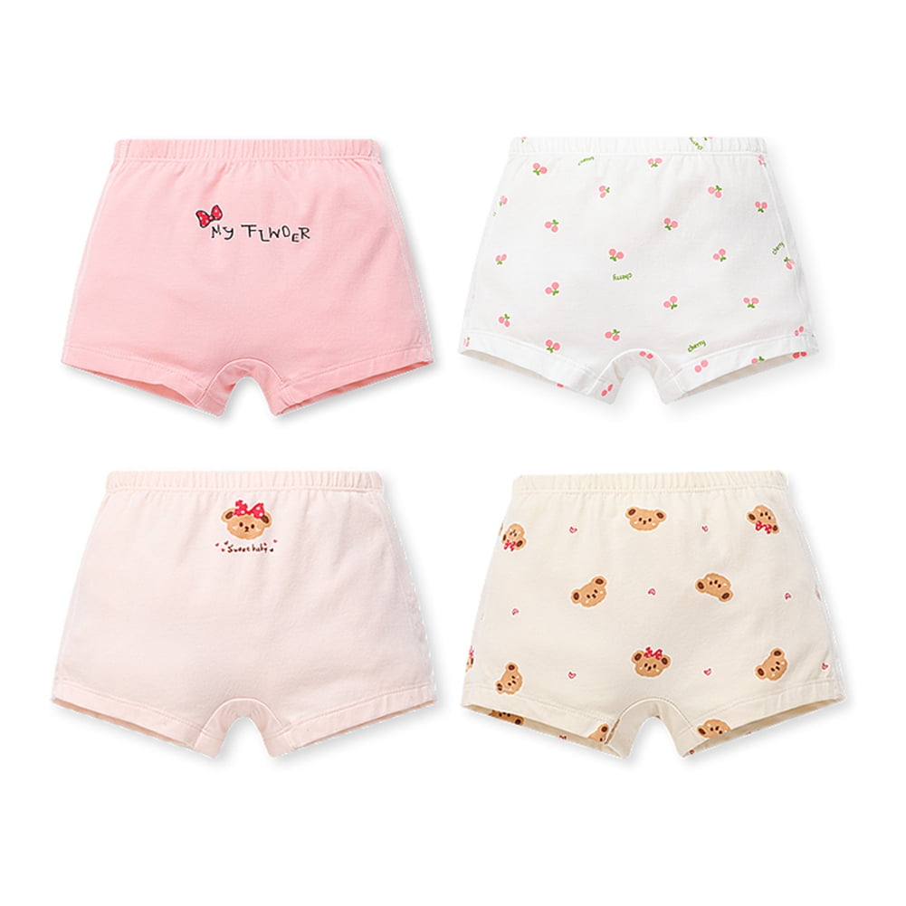 GYRATEDREAM Toddler Girls Underwear,100% Cotton Brief Breathable ...