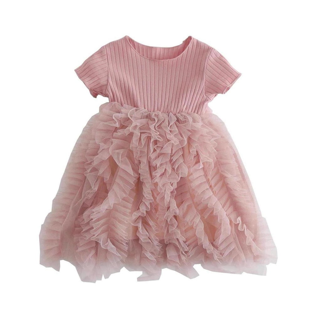GYRATEDREAM Toddler Kid Girls Dress Tulle Fluffy Dresses Baby Girls ...