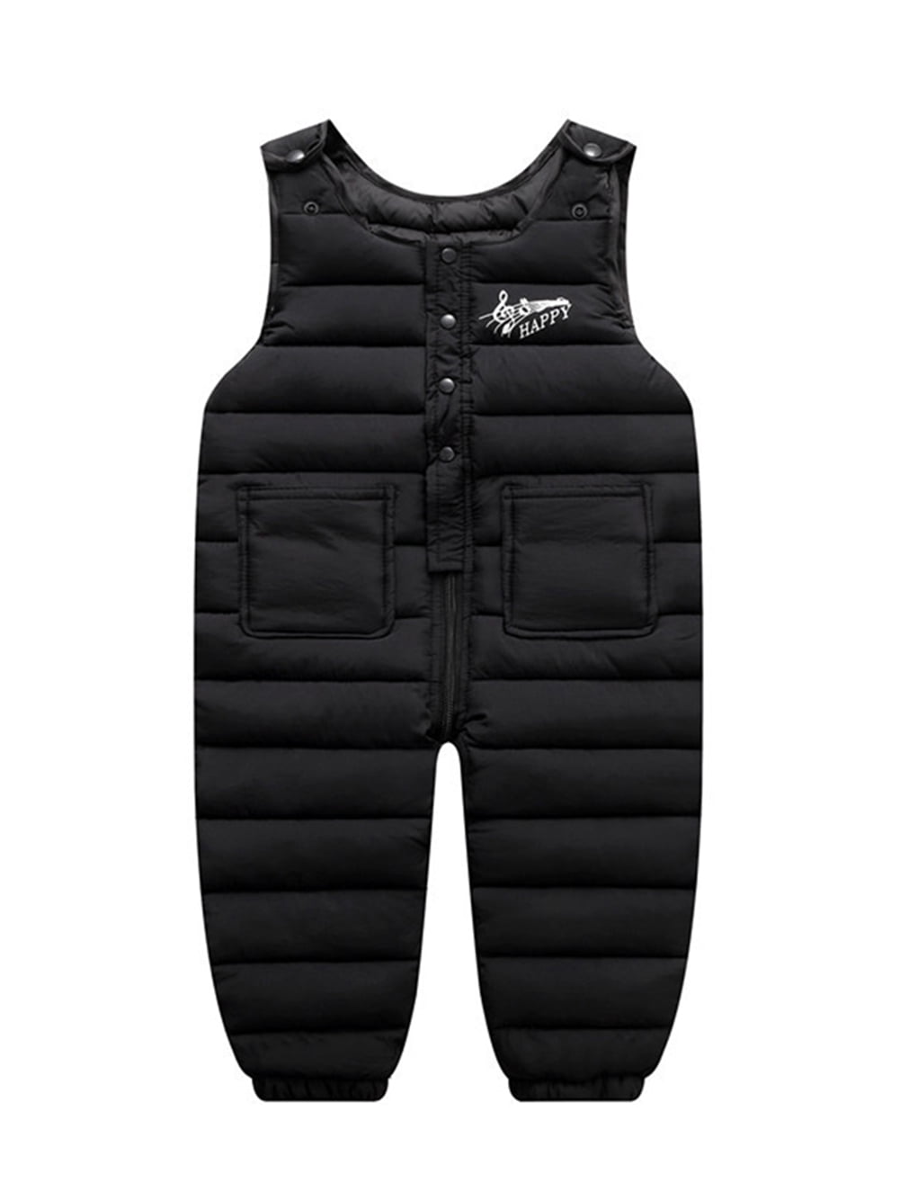 GYRATEDREAM Toddler Kids Baby Boy Girl Lightweight Bib Overall Down Snowsuit Winter Snow Pants/2 ...