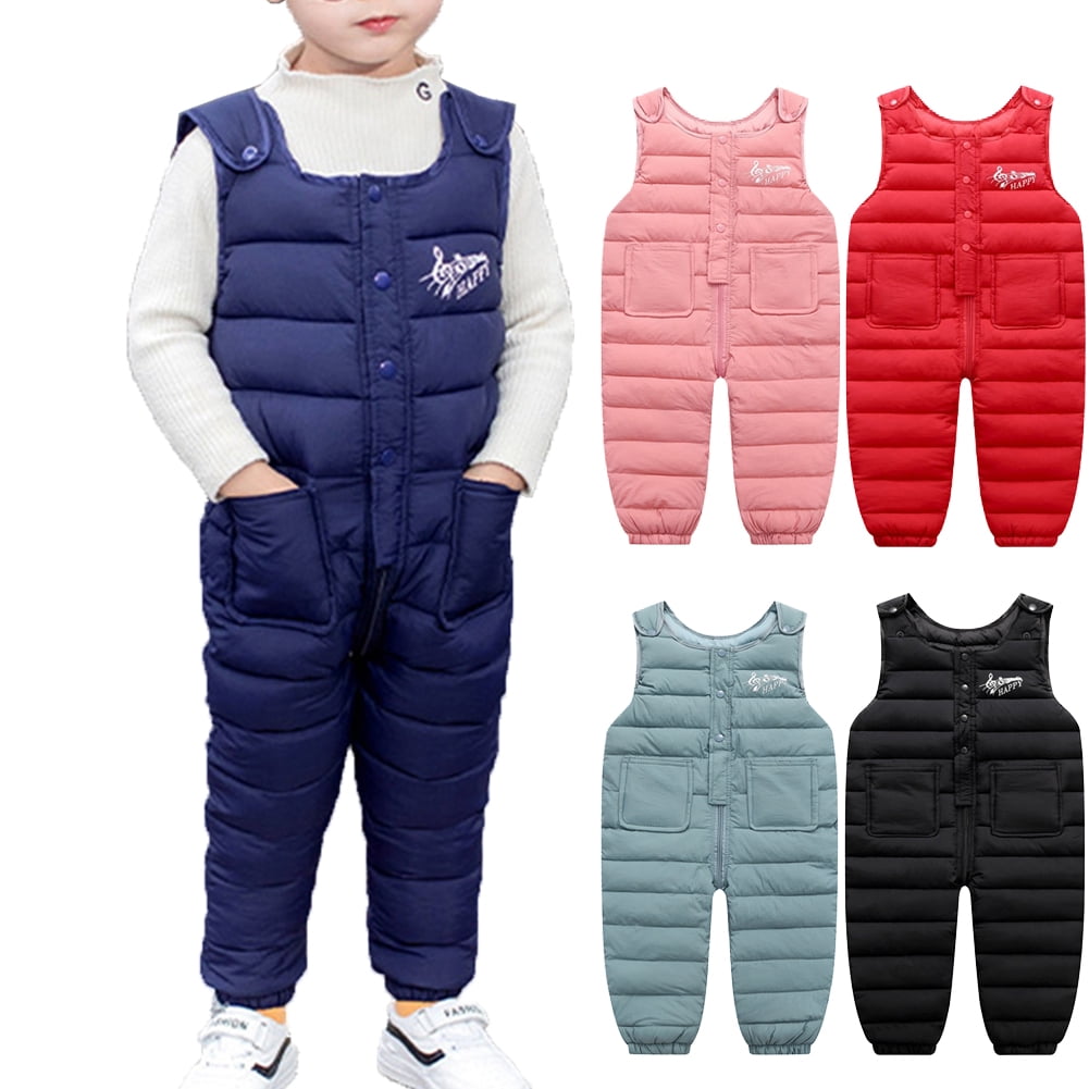 GYRATEDREAM Toddler Kids Baby Boy Girl Lightweight Bib Overall Down ...