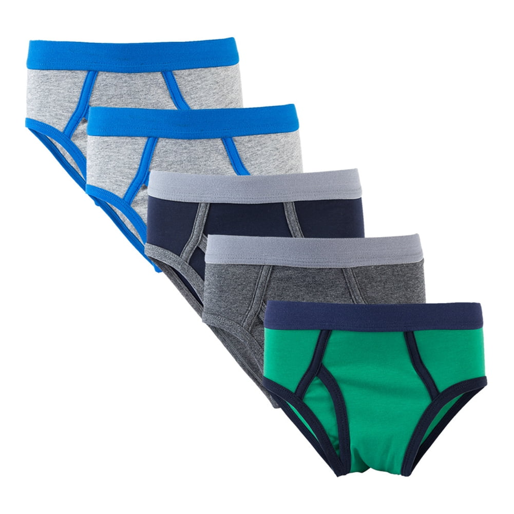 GYRATEDREAM Toddler Kids Boys' Briefs Pack, Solid Color Cotton ...