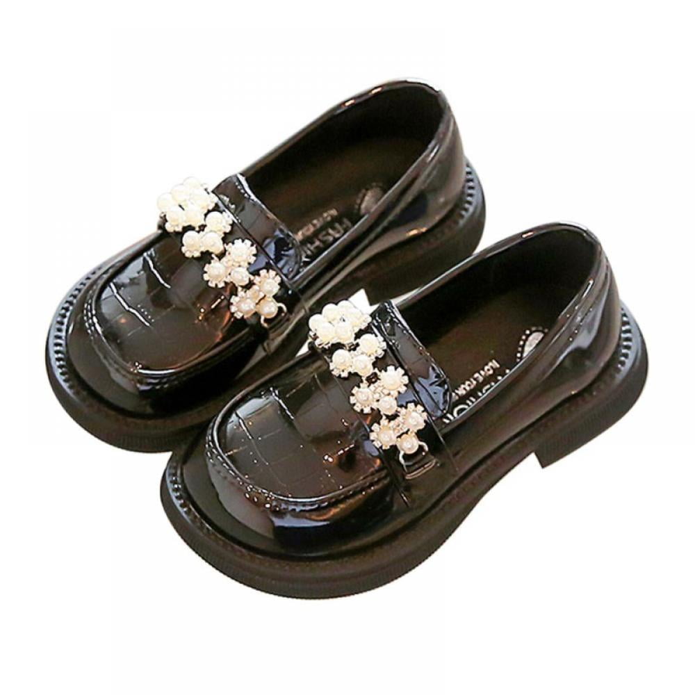 GYRATEDREAM Toddler Little Girls Mary Jane Ballet Flats Dress Shoes 2-9 ...