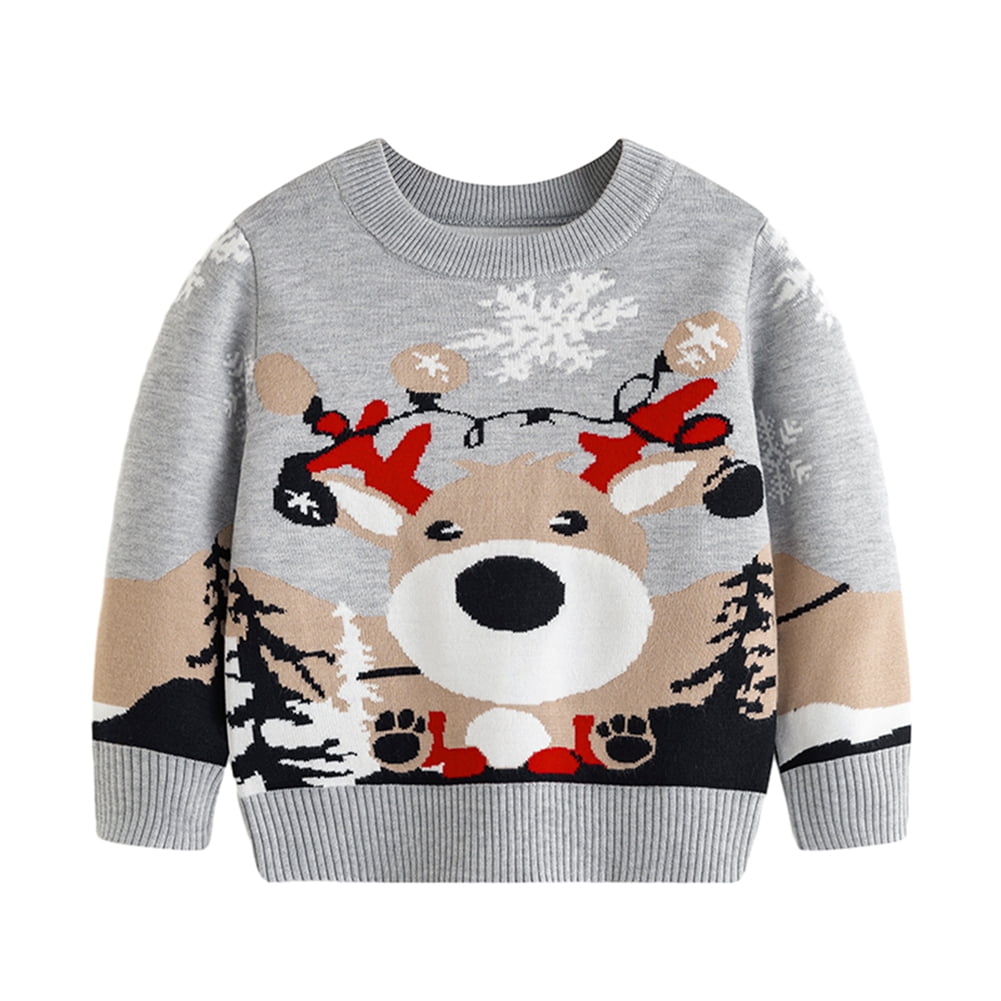 GYRATEDREAM Ugly Christmas Sweater for Kids Girls Boys Funny Cute Santa ...