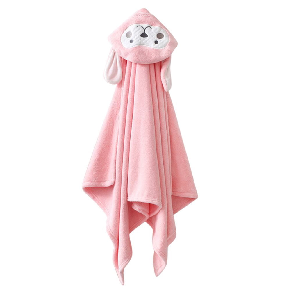 GYRATEDREAM Unisex Baby Animal Face Hooded Towel Soft Absorbent Bath ...