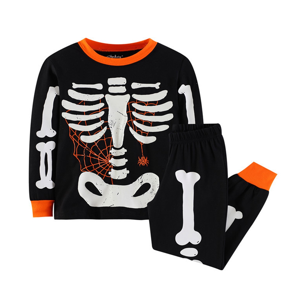 GYRATEDREAM Unisex Toddler Baby Glow in The Dark Skeleton Pajamas Kids ...