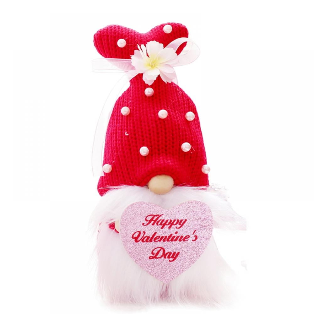 GYRATEDREAM Valentines Gnomes Plush Doll, Mini Scandinavian Swedish ...