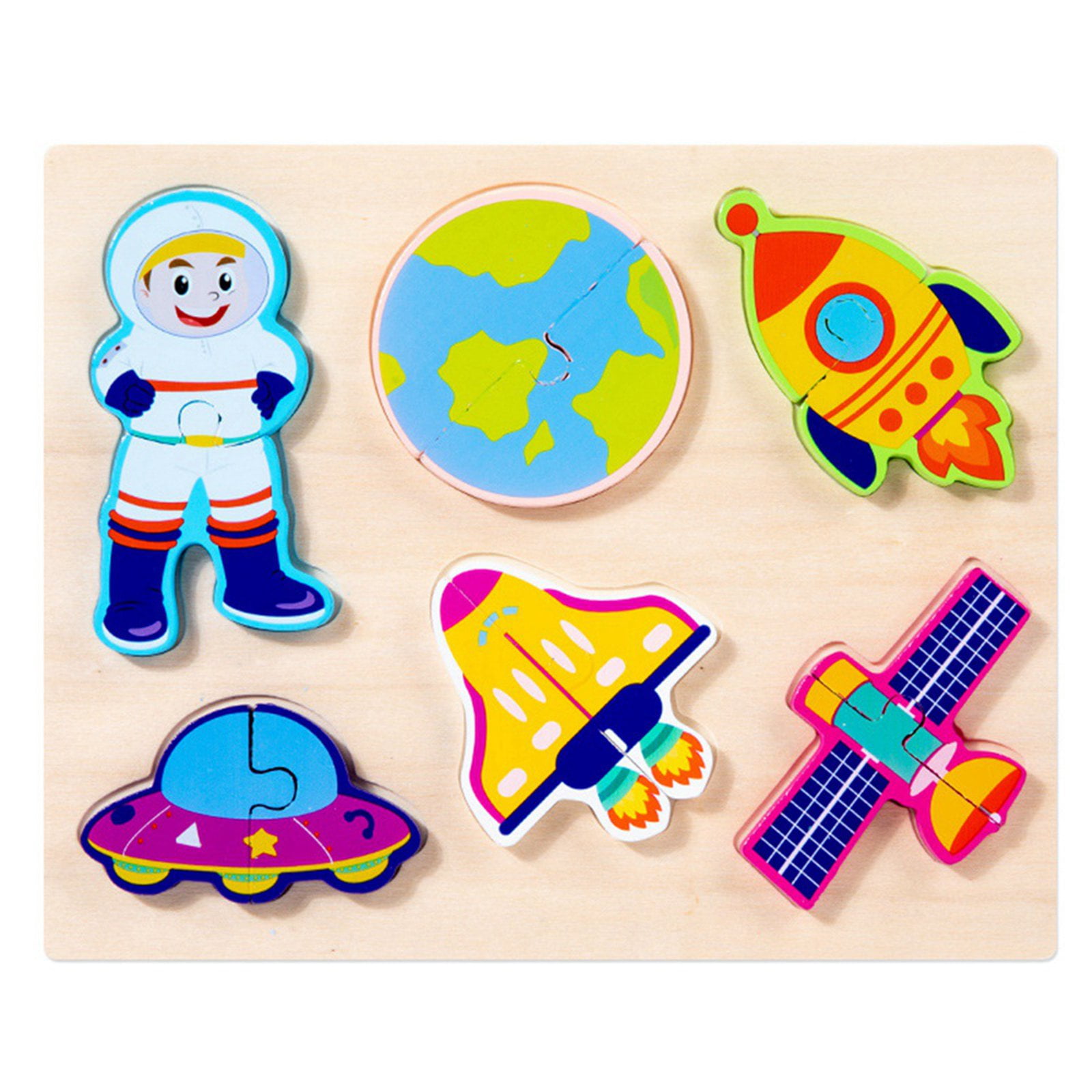 GYRATEDREAM Wooden Puzzles for Toddlers, Infant Baby Educational ...