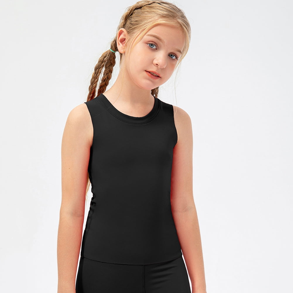 GYRATEDREAM Youth Girls Athletic Tank Tops Sleeveless Shirts for ...
