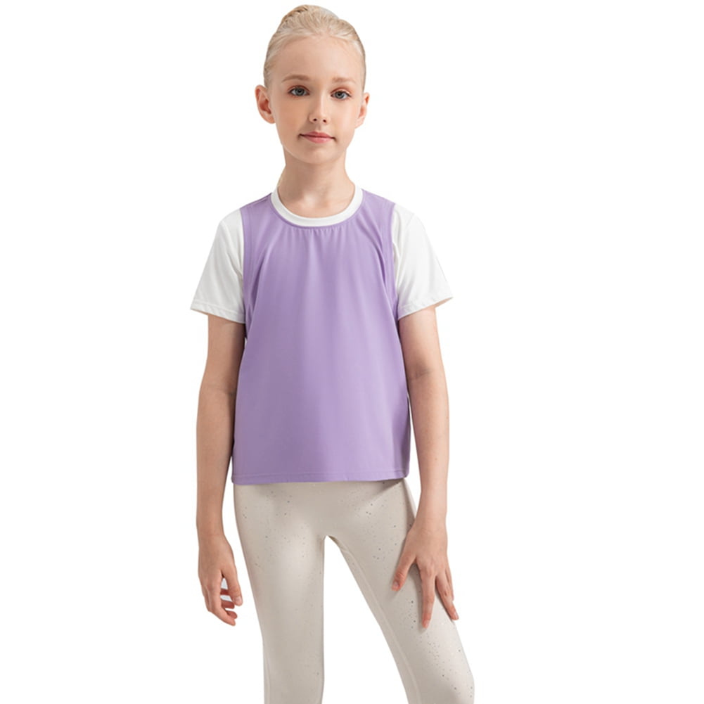 GYRATEDREAM Youth Girls Short Sleeve Sports Shirts Active Dry Fit ...