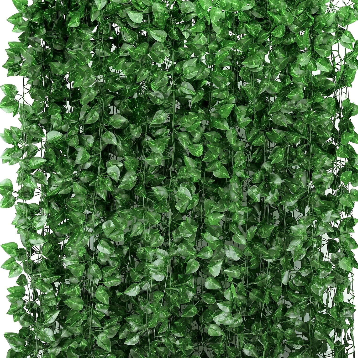 GYTY 12 Pack, Artificial Ivy Greenery Garland, Fake Vines Hanging ...