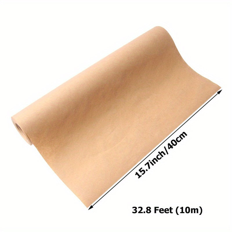 GYTY 1pc Heavy-Duty Kraft Butcher Paper Roll - 15in x 393in, Perfect ...