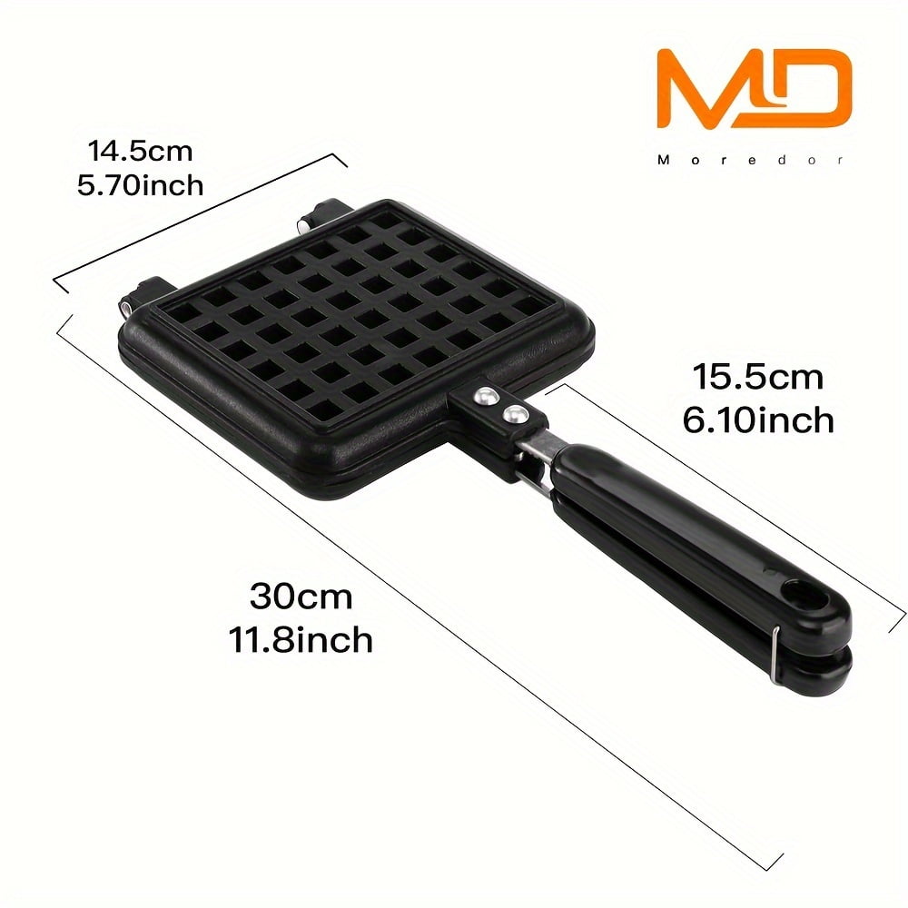 GYTY 1pc Mini Waffle Maker Machine, Double-headed Rectangular Waffle ...
