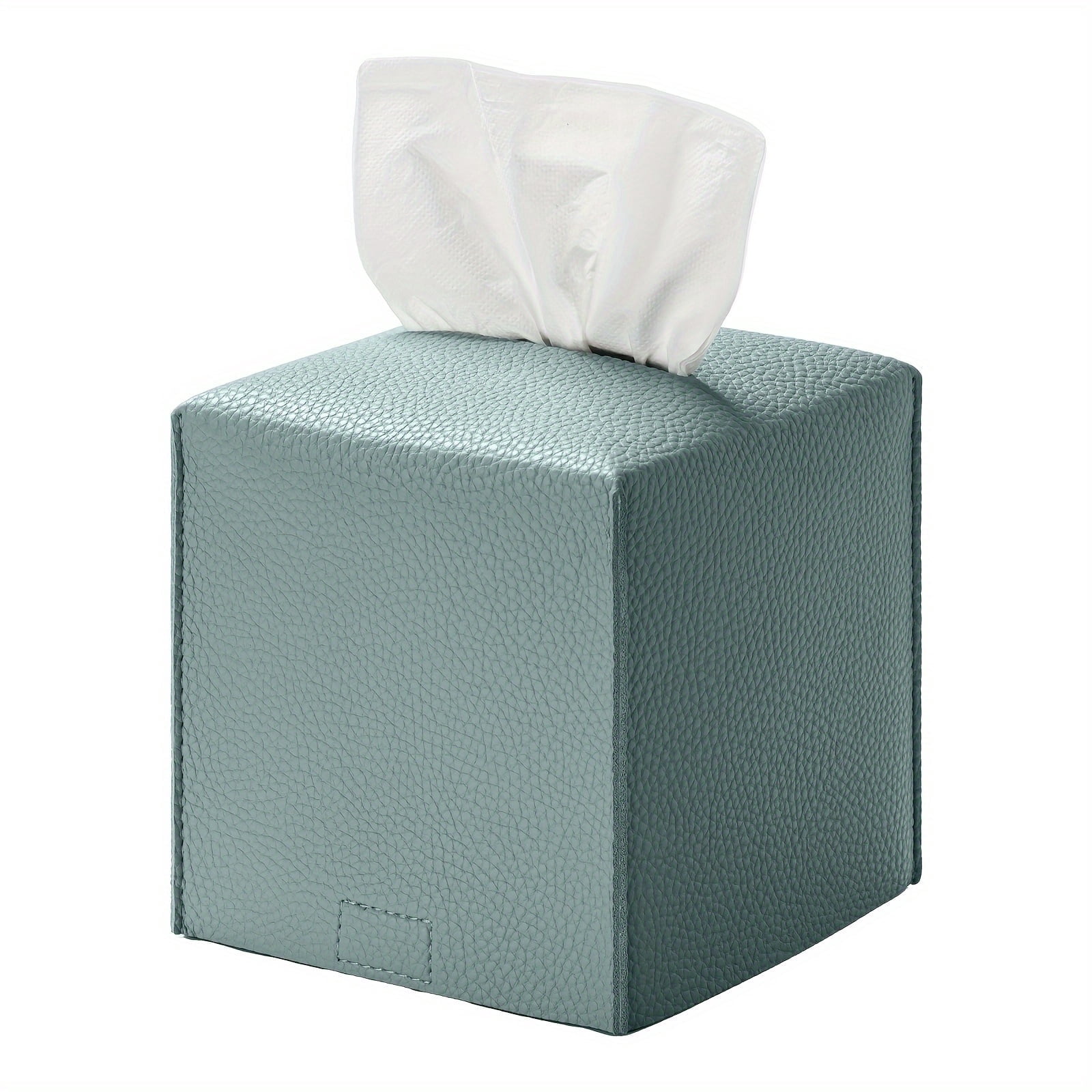 GYTY 1pc Square Tissue Box, Pu Leather Tissue Box Holder With Bottom ...