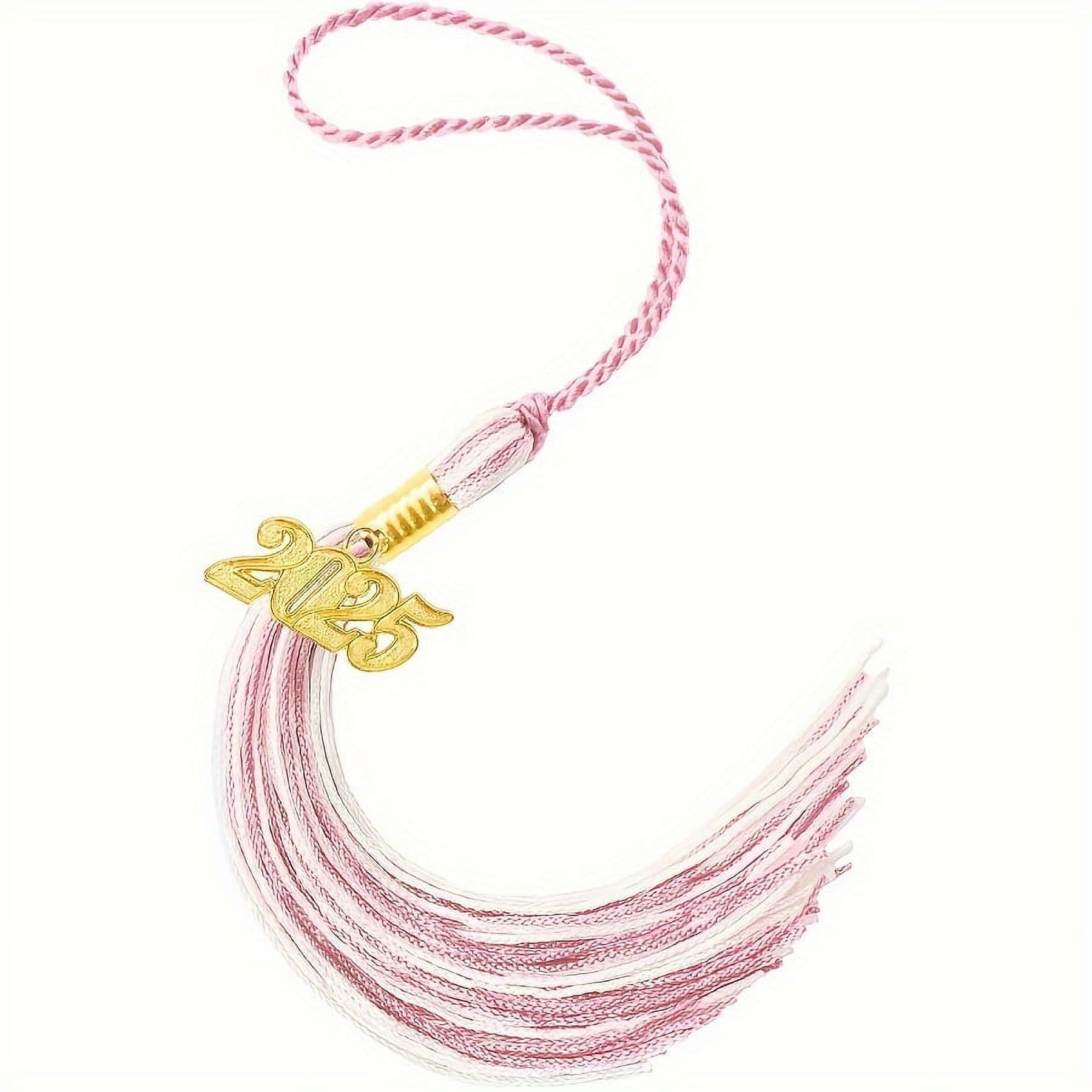 GYTY 2025 Graduation Cap Tassel with Golden Charms - Blue & Black ...