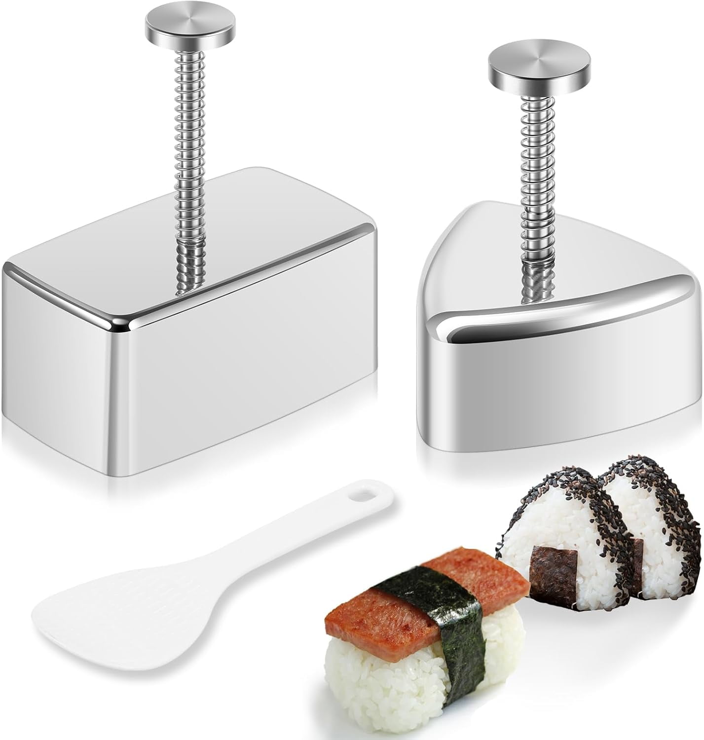 GYTY 3 Pack Onigiri Mold Stainless Steel Musubi Mold Rice Mold Non ...