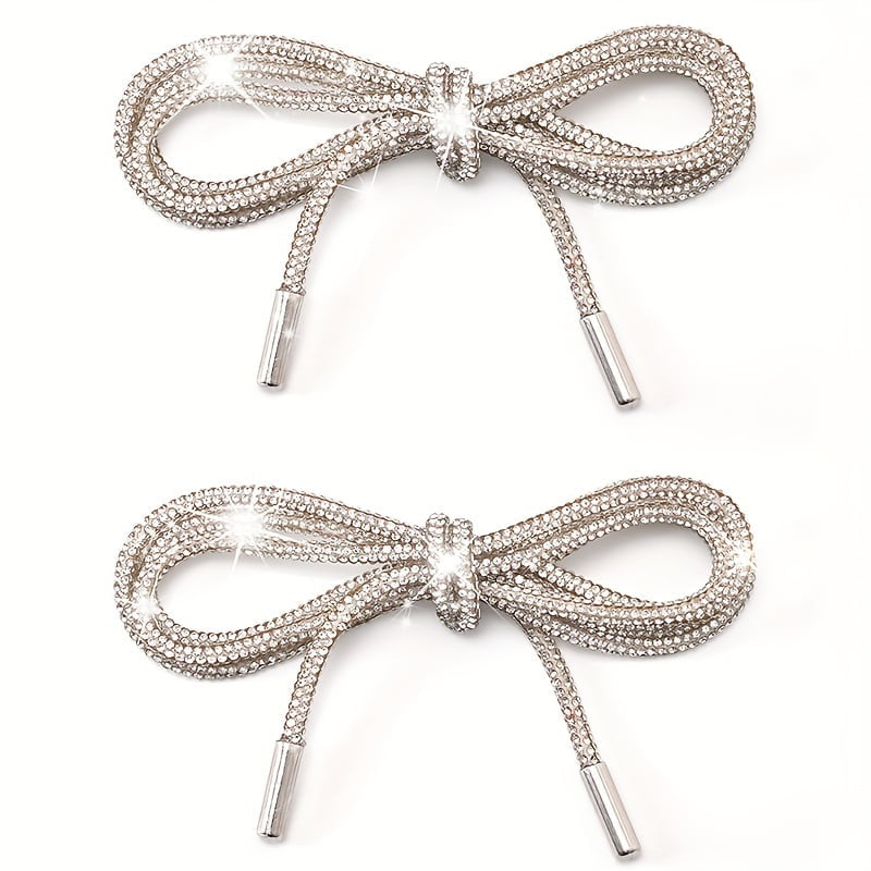 GYTY 3 Pairs Rhinestone Shoe Lace Luxury Diamond ShoeLace Bright String ...