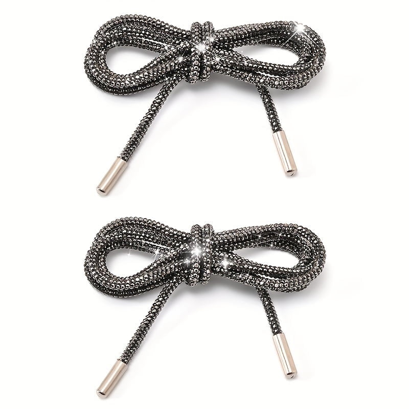 GYTY 3 Pairs Rhinestone Shoe Lace Luxury Diamond ShoeLace Bright String ...