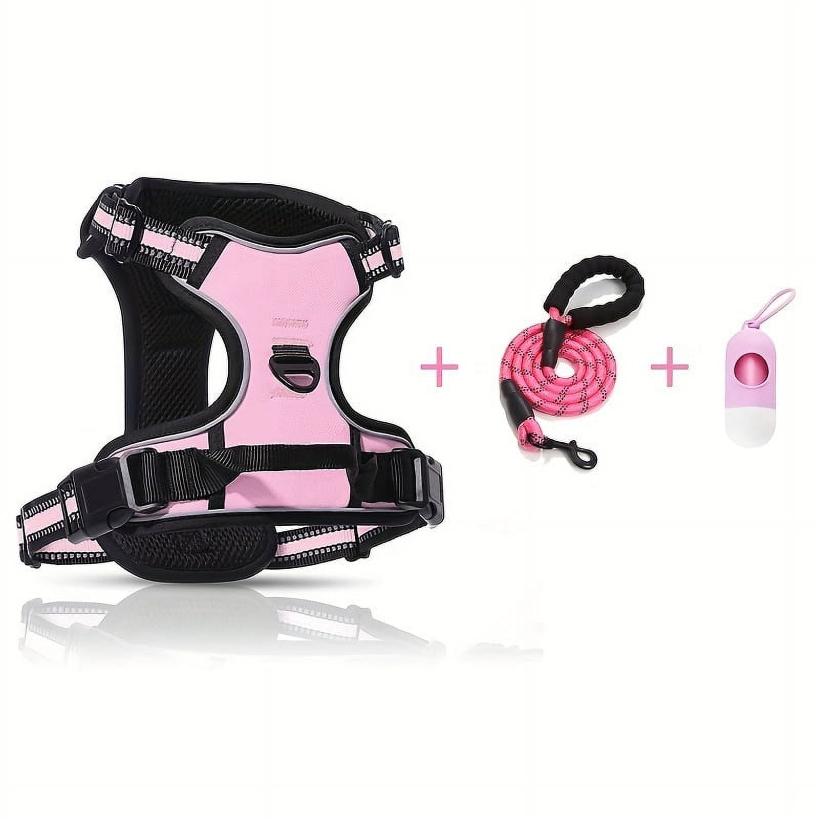 GYTY 3-Piece Set: Anti-Escape Dog Harness with Leash, Poop Bag ...