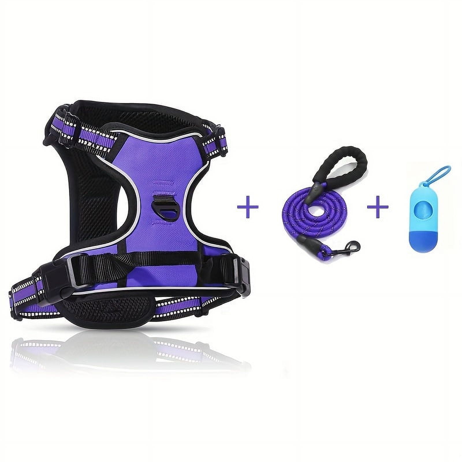 GYTY 3-Piece Set: Anti-Escape Dog Harness with Leash, Poop Bag ...